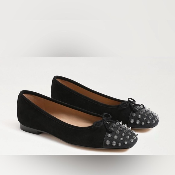Sam Edelman | Shoes | Sam Edelman Size 75 Black Suede Monet Studded Cap ...